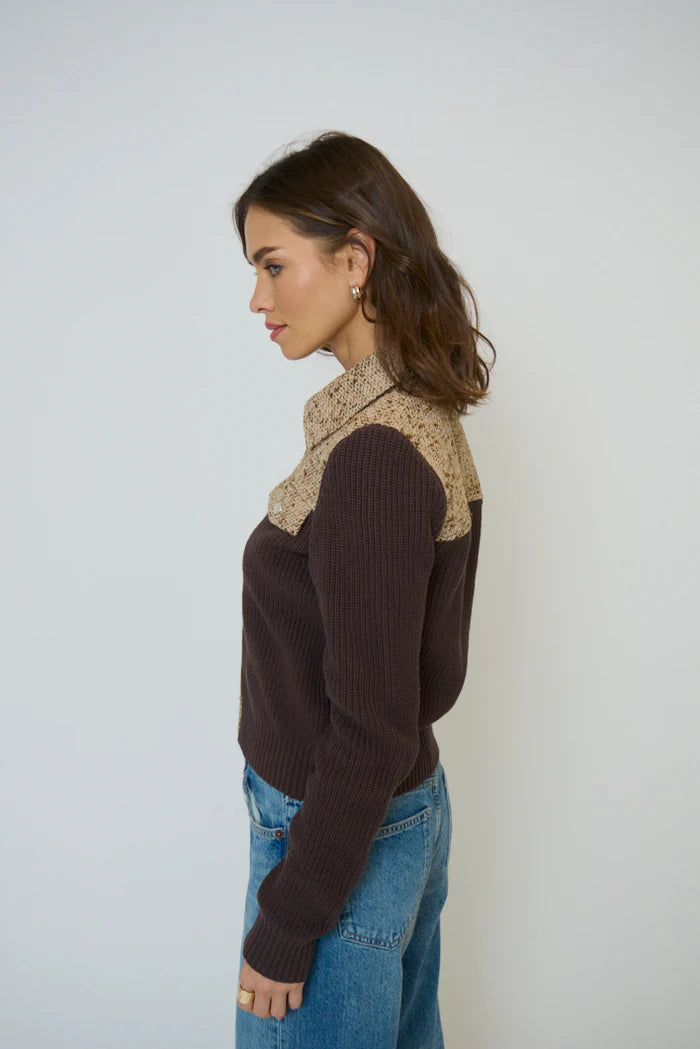 Halsey Tweed and Sweater Jacket - Central Park West CF25-20042S – Aurora Lynn Boutique